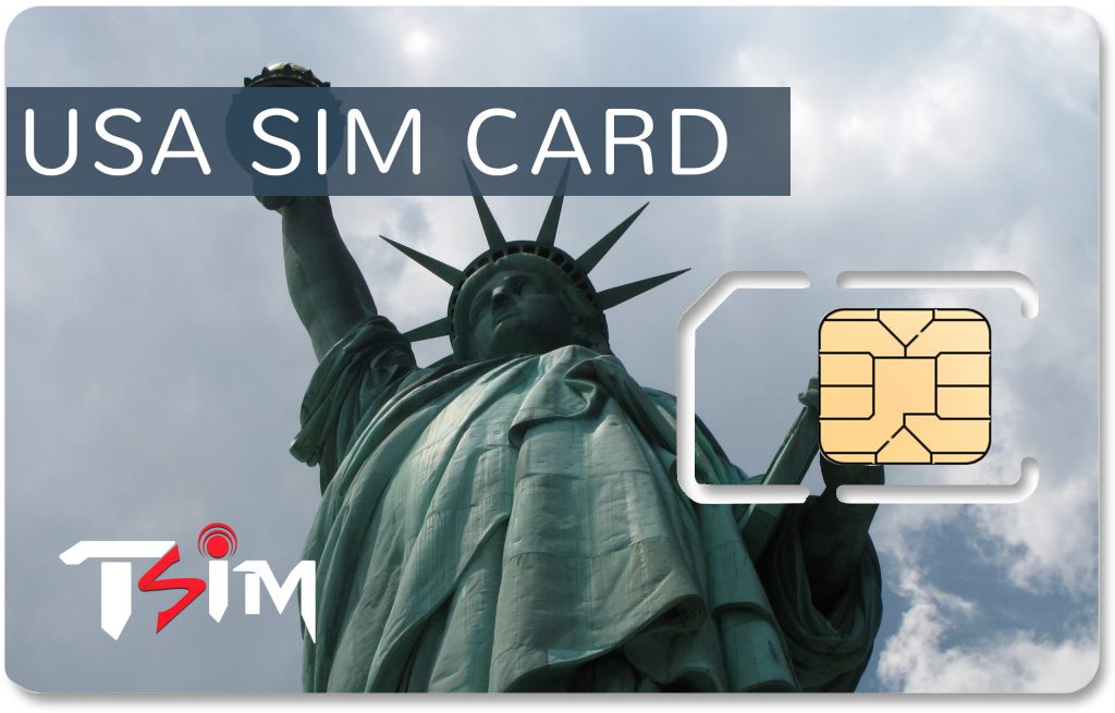 Unlimited USA SIM Card | TSIM's International Roaming SIM Cards
