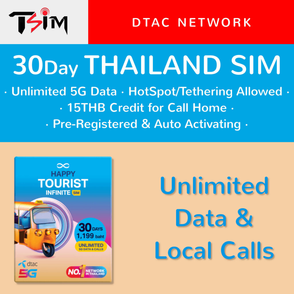 Thailand SIM Card | TSIM's International Roaming SIM Cards