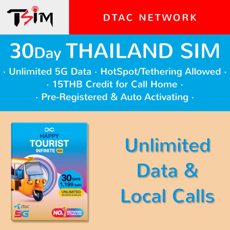 Thailand SIM Card | TSIM's International Roaming SIM Cards