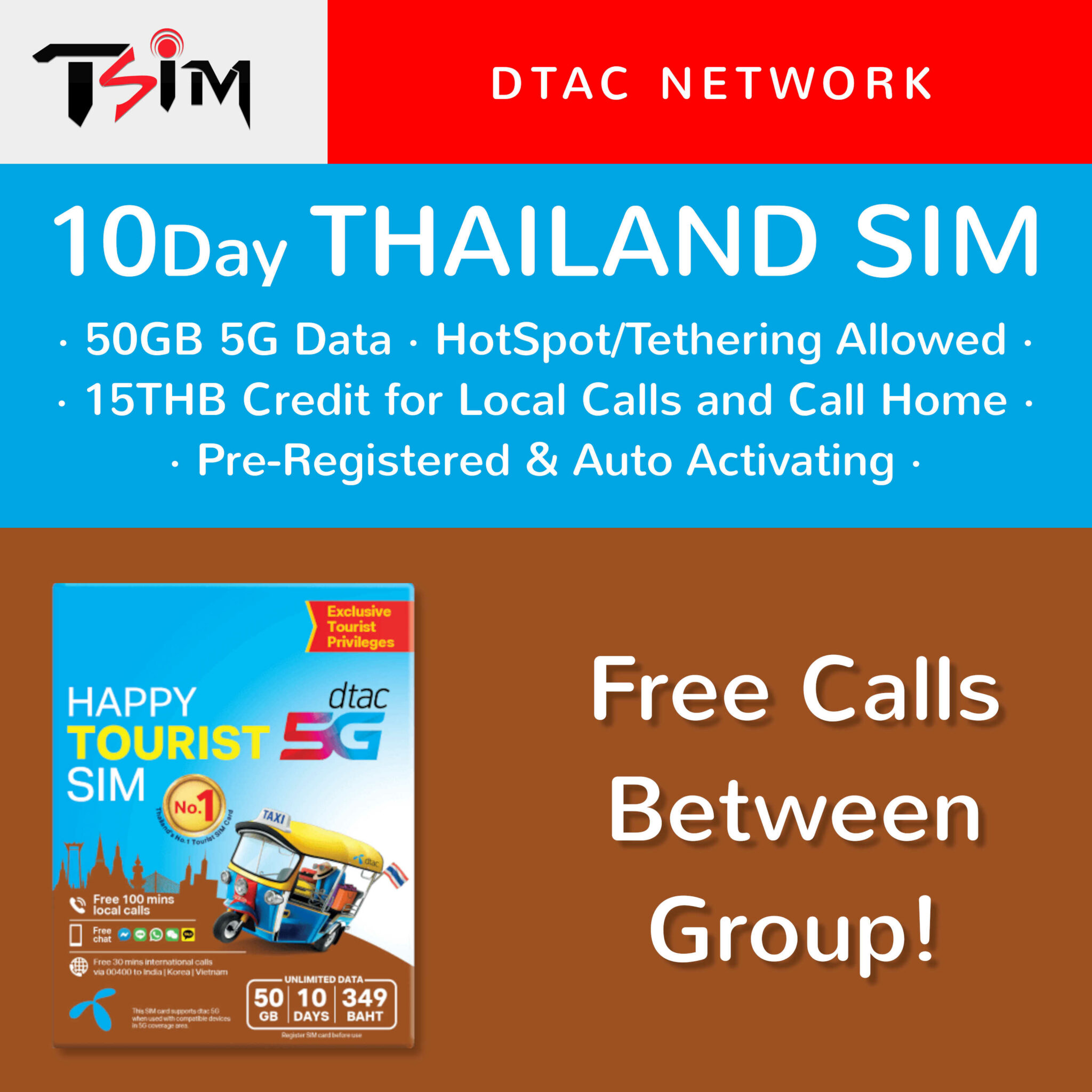 Thailand SIM Card | TSIM's International Roaming SIM Cards