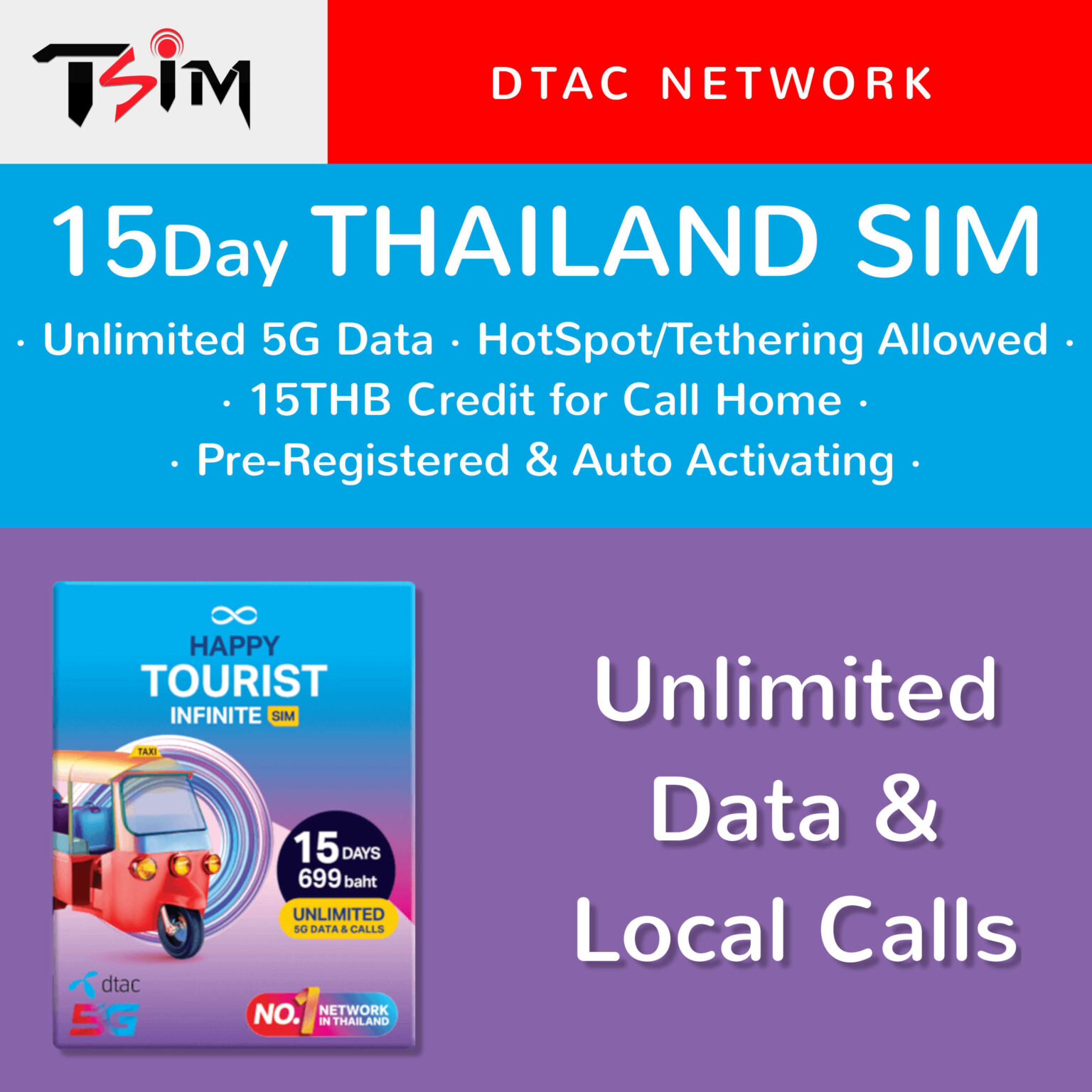 Thailand SIM Card | TSIM's International Roaming SIM Cards