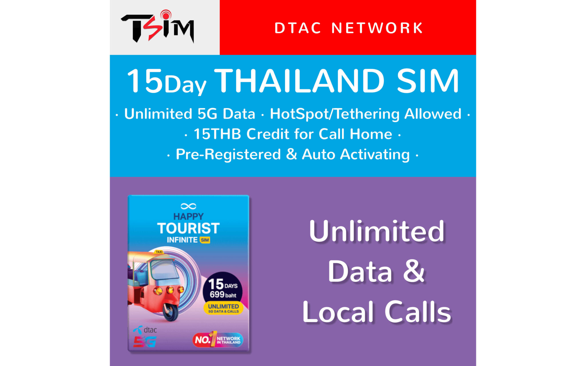 Single Country | TSIM's International Roaming SIM Cards